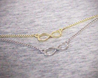 Infinity necklace | Etsy