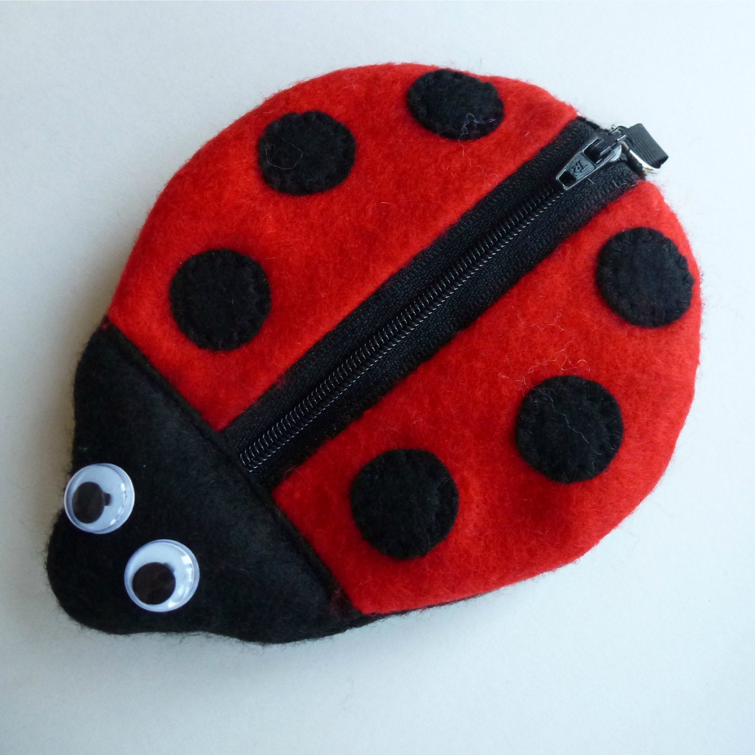 Printable Pattern Ladybug Key Chain Coin Purse by TheCraftPixie