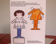 Popular items for paper doll card on Etsy
