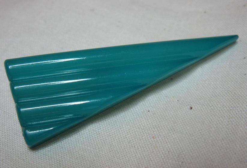 Vintage Buch & Deichmann Denmark 1980s Aqua Blue Plastic Triangle Stake ...