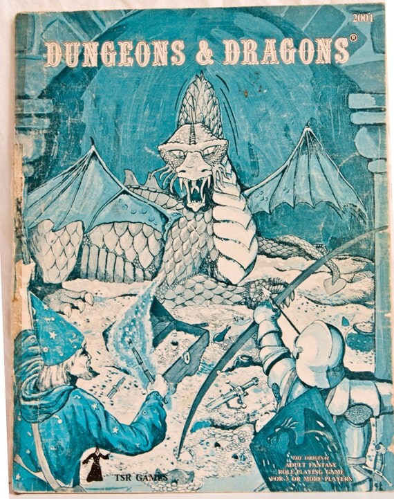 Vintage Original Dungeons and Dragons Rule Manual by foundhere