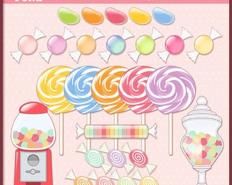 Sweet shop clip art | Etsy