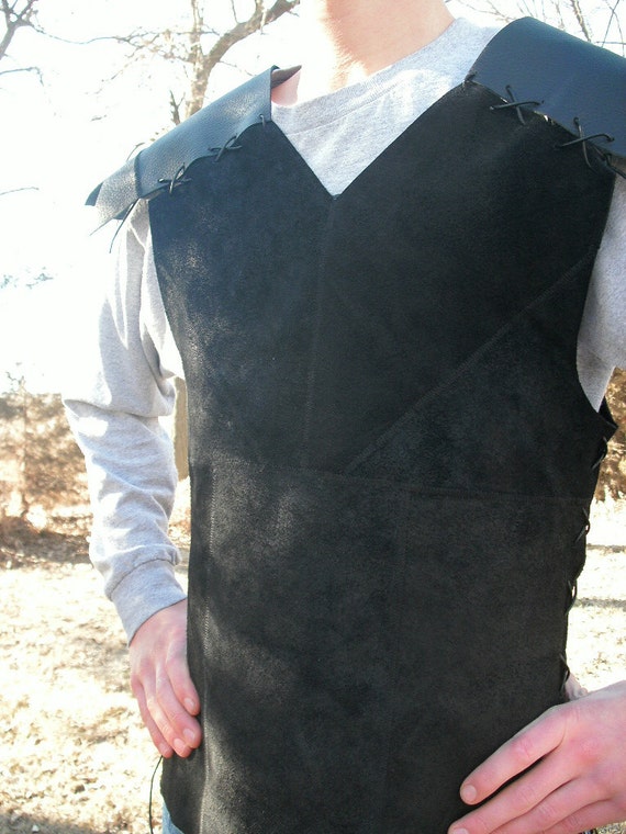 Items similar to Custom Leather Body Armor--- Breastplate, Leather Vest ...