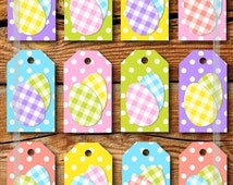 Popular items for easter egg gift tag on Etsy