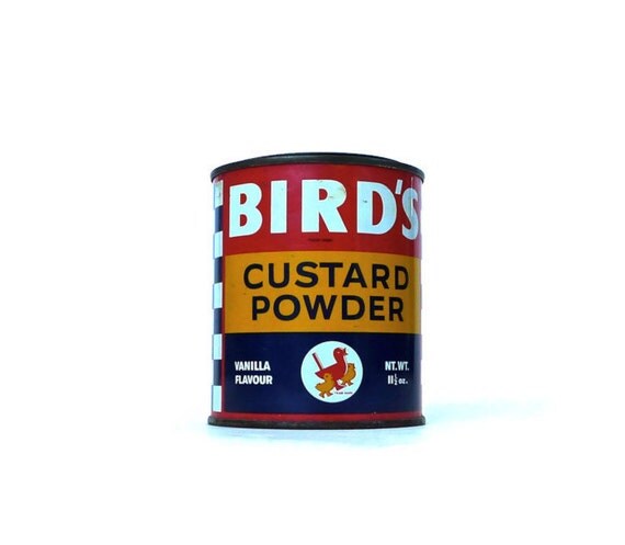 Vintage Bird's Custard Powder Tin