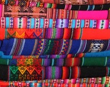 Unique peruvian fabric related items | Etsy
