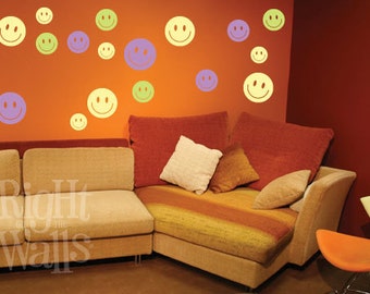 Smiley face art | Etsy