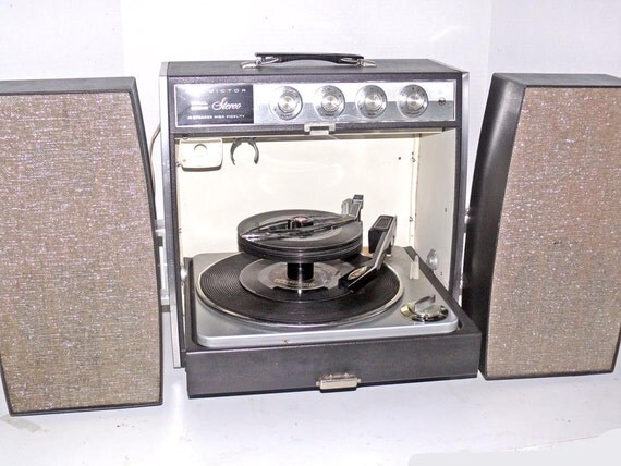 RCA Record Player Vintage Stereo with Tube by allunique on Etsy