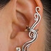 EAR CUFF SPECIAL Abstract Ear Cuff Combo Swirl Ear Cuff