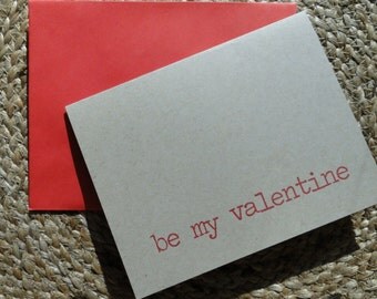 Valentine note | Etsy