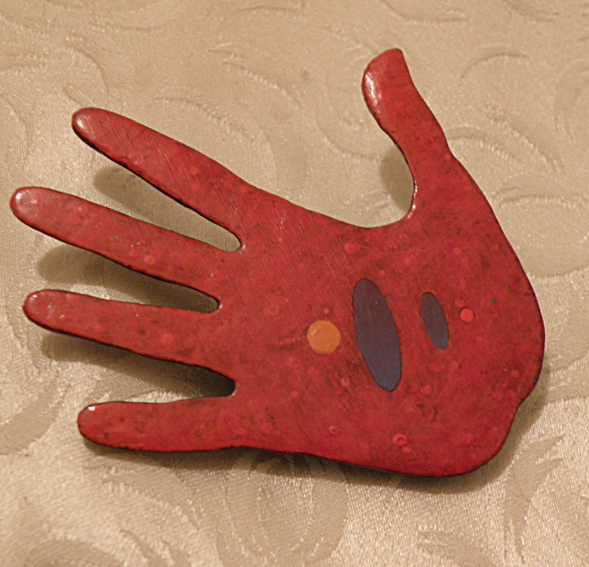 HAND Pin Artist Made and Signed – Haute Juice