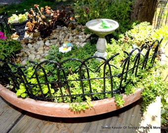 Fairy garden fence | Etsy