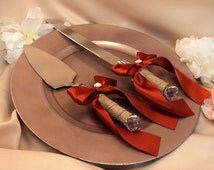 Unique rustic cake server related items | Etsy