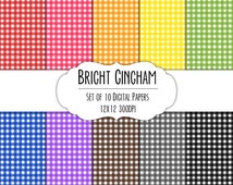 Popular items for rainbow gingham on Etsy