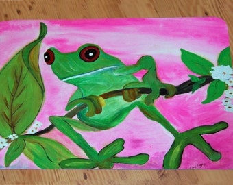 Frog rug | Etsy