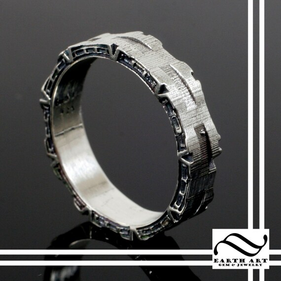 Stargate Ring Sterling Silver by mooredesign13 on Etsy