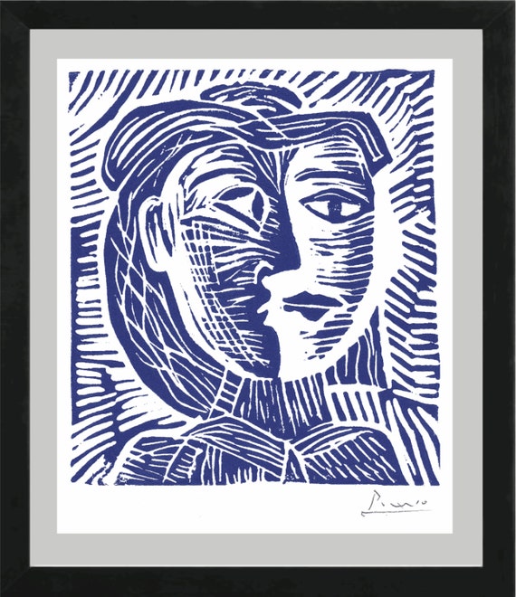 Pablo Picasso Original Hand Signed Limited Edition Linocut