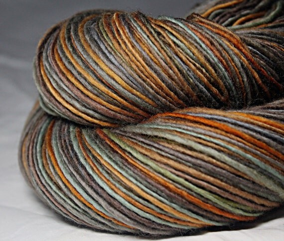 RESERVER for Sarah Handspun Yarn Gently Thick by SheepingBeauty
