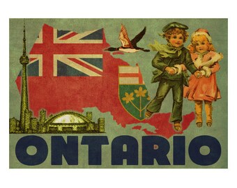 Ontario postcards | Etsy