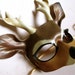 Buck Leather Mask Adult or Child Sizes Deer His and Hers