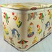 Retro Circus Vinyl Storage Hassock by Pearl Wick Vintage