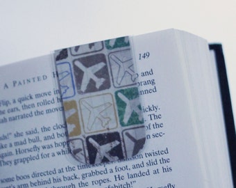 Unique airplane bookmark related items | Etsy