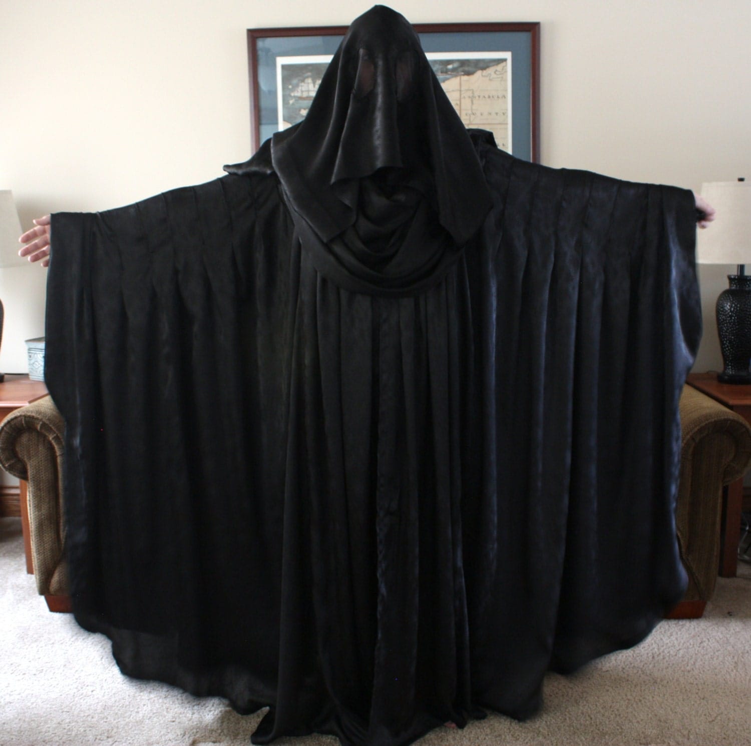 Phantom of the Opera Don Juan Hooded Cloak by enchantedseastudio