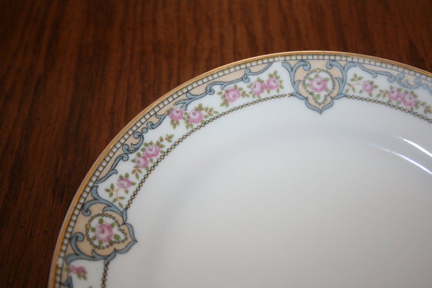 Vintage Noritake Trouville Pattern Set of Five Bread and Butter Dessert ...