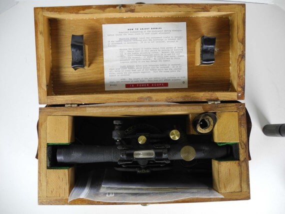 Vintage Berger Model 143 A Engineering Transit Boston Mass w/