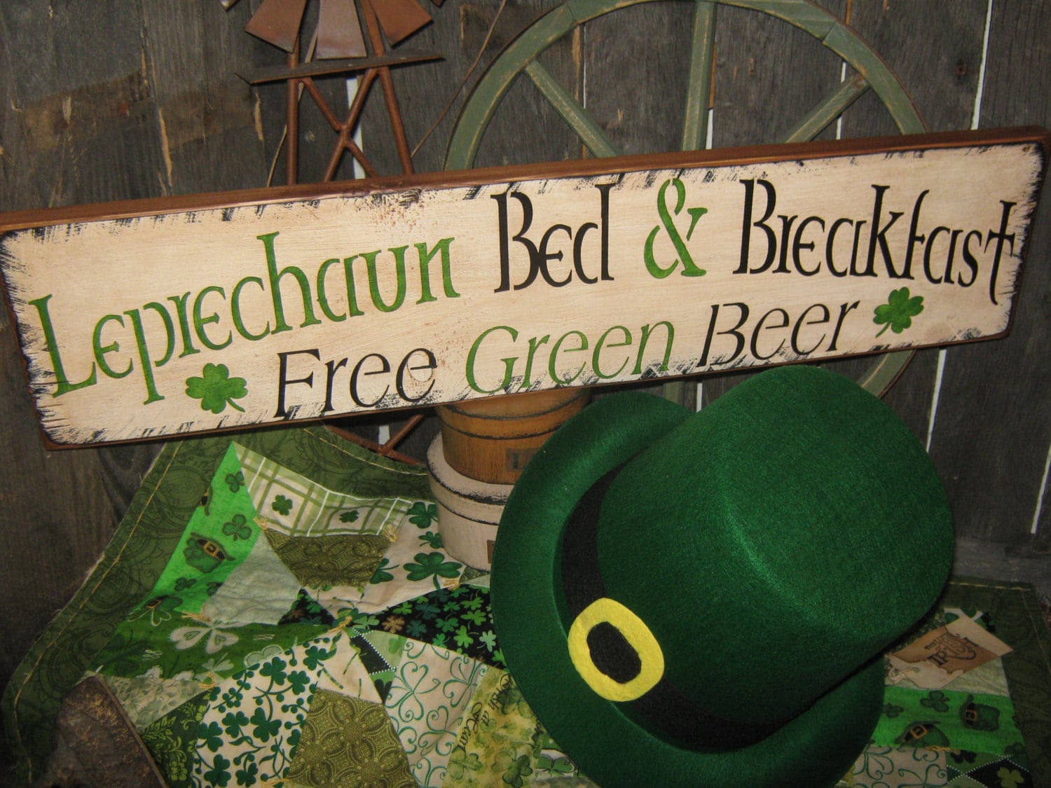 Very Primitive Lg Wood Sign Artist by JustHanginAroundPrim