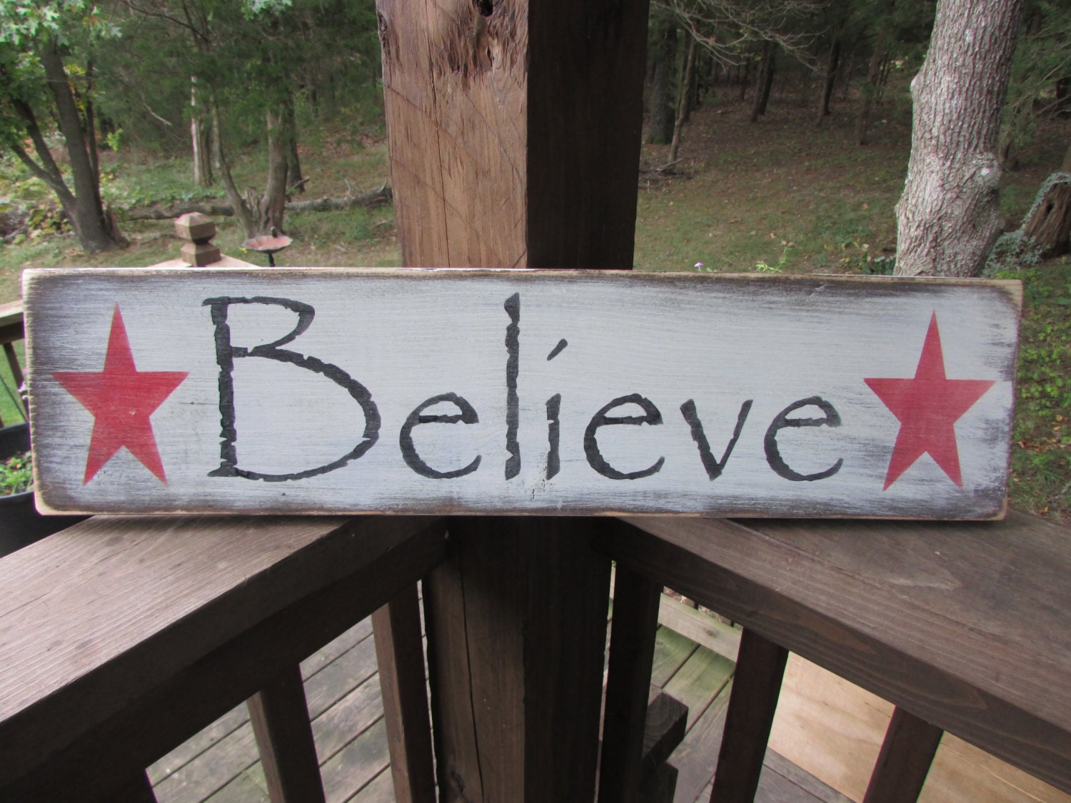 Primitive Wood Signs