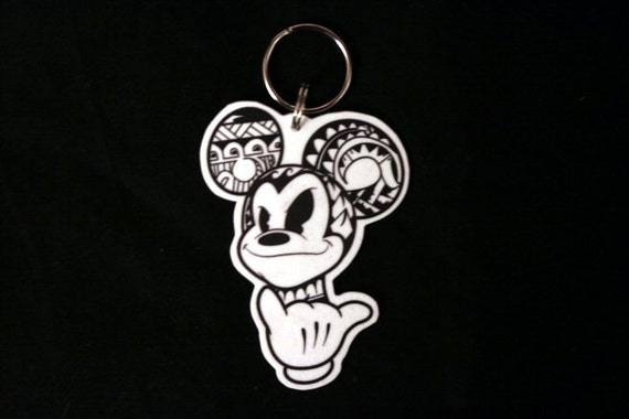 Mickey Mouse Tribal Tattoo