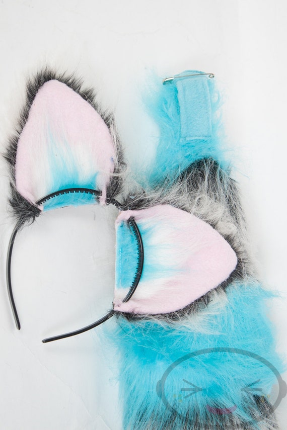 Fluffy Movie Cheshire Cat Ear And Tail Set Cosplay By Lemonbrat