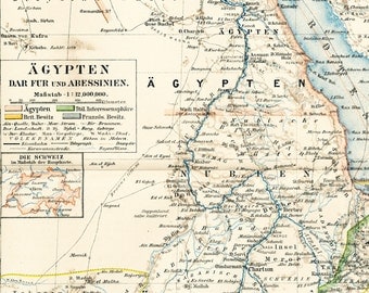 Abyssinia map | Etsy
