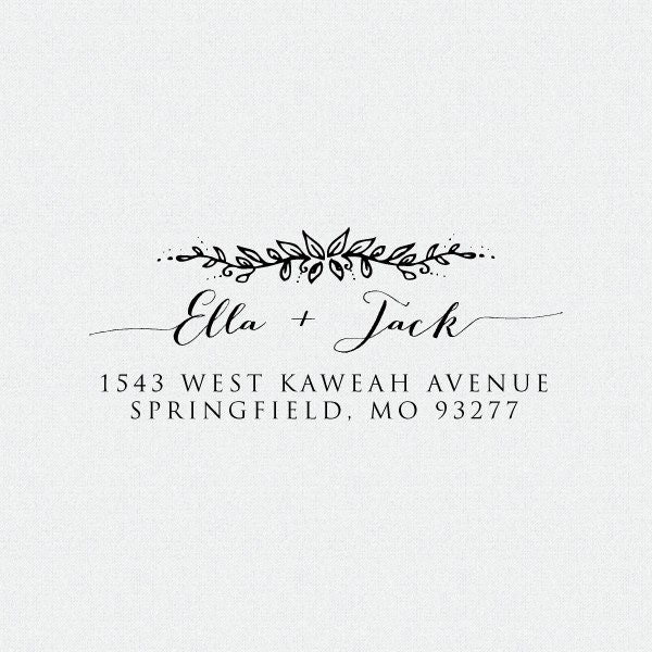 Custom Address Stamp Self Inking Stamp Return Address Stamp