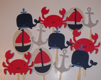 Sailboat cake topper | Etsy