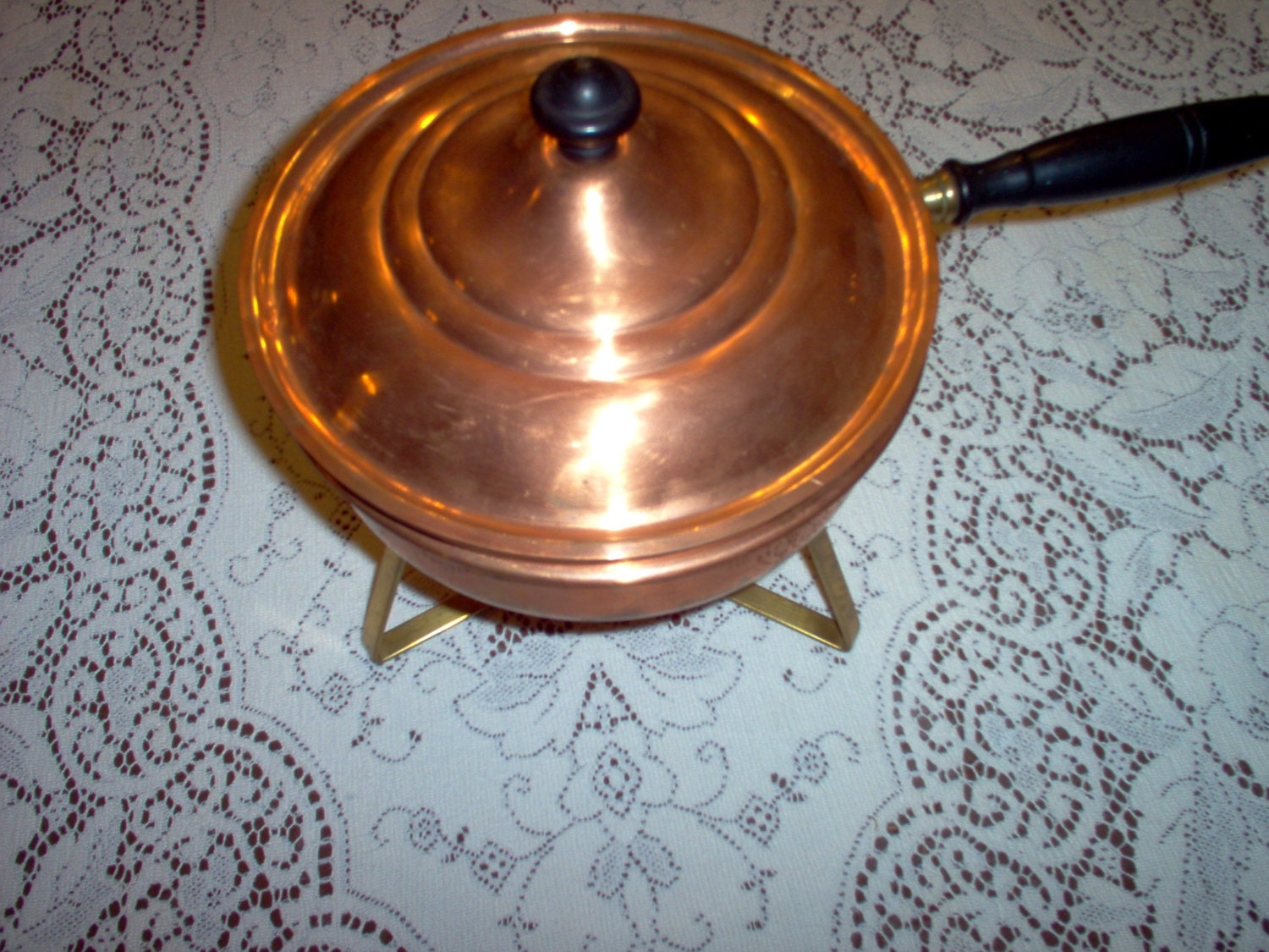 Vintage Copper Chafing Dish