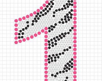 Popular items for zebra print number on Etsy