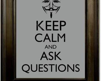 Keep calm and ask | Etsy