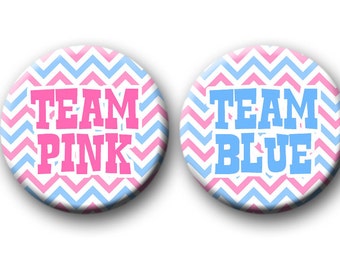 Popular items for team pink team blue on Etsy