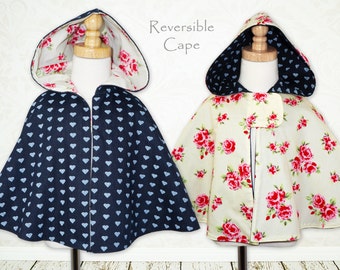 Girls cape pattern | Etsy