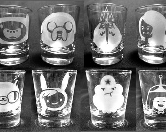 Popular items for etched shot glass on Etsy