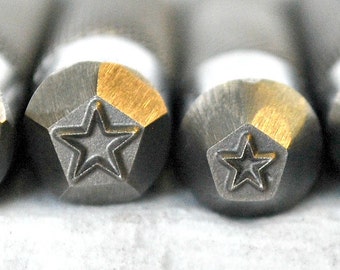 Popular items for star metal stamp on Etsy