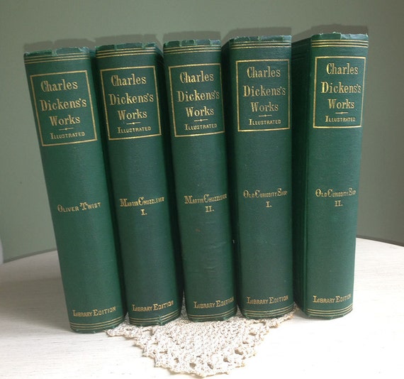 Charles Dickens Antique Original American Library Edition