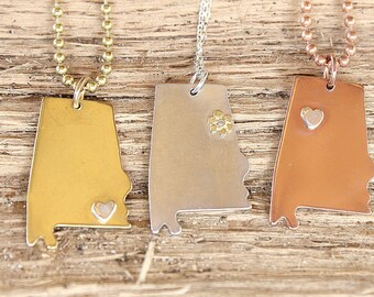 Popular items for alabama state map on Etsy