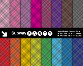 Nautical Yellow Navy and White Digital Papers Pack. by subwayParty