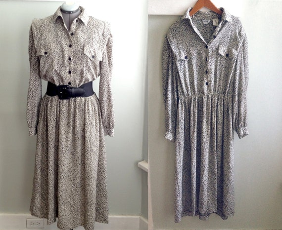 Items similar to Black and White Secretary Dress on Etsy