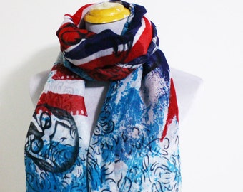 Popular items for british scarf on Etsy