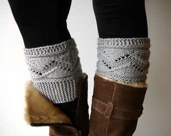 Boot cuffs with lace | Etsy
