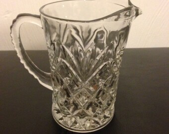 Small glass pitcher | Etsy